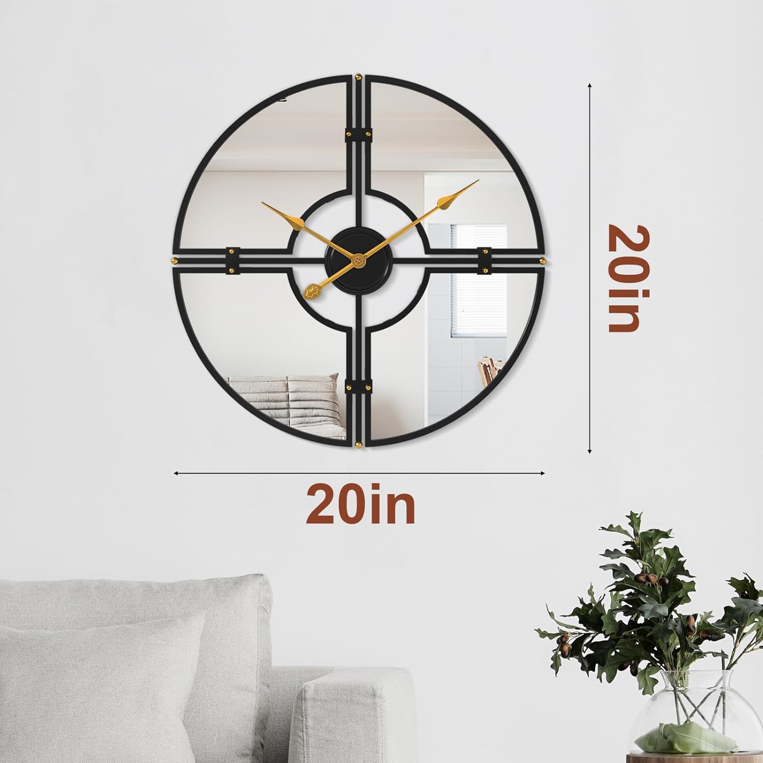 Mirror Wall Clock | My Wall Clock