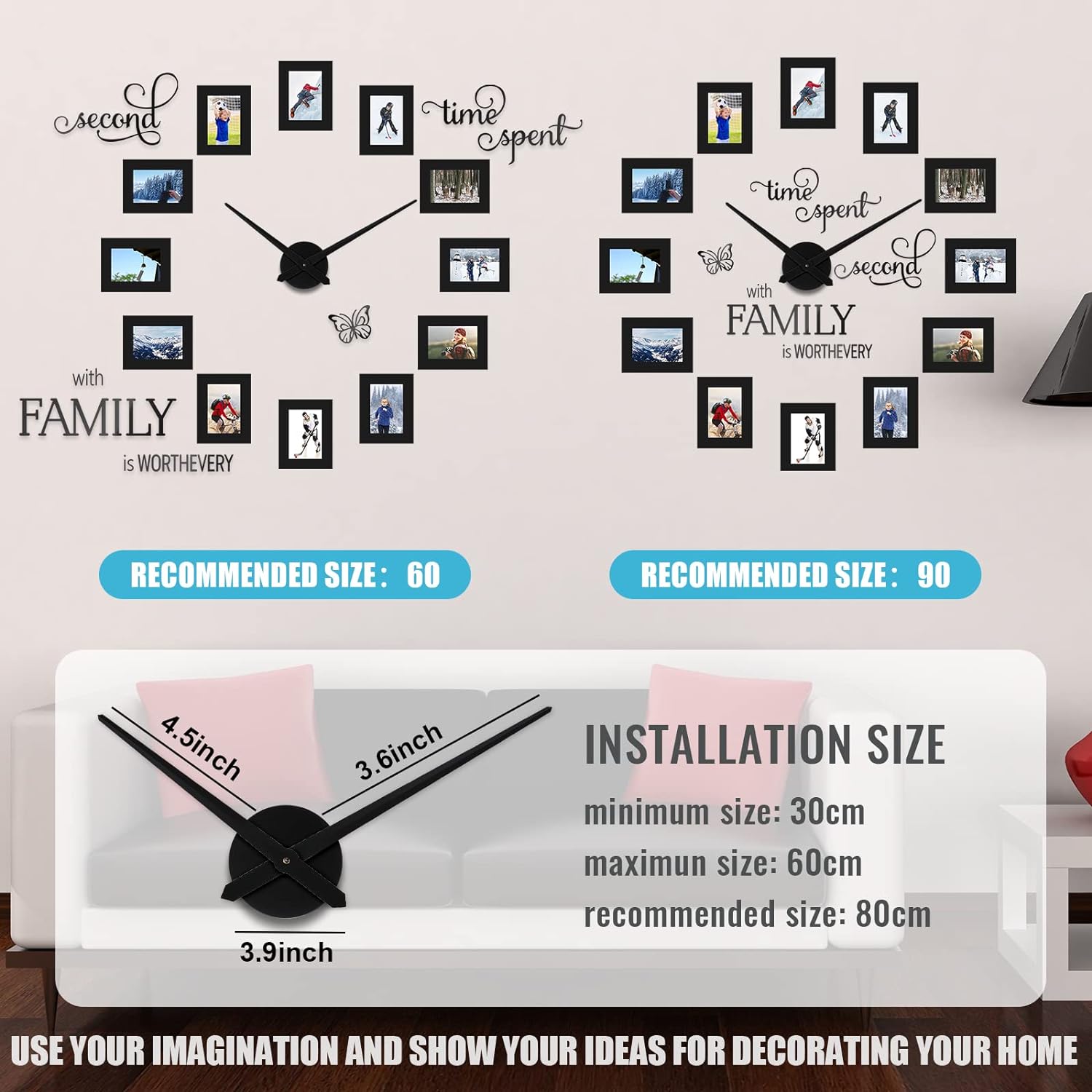 Wall Clock Photo Frames Circular Clock | My Wall Clock
