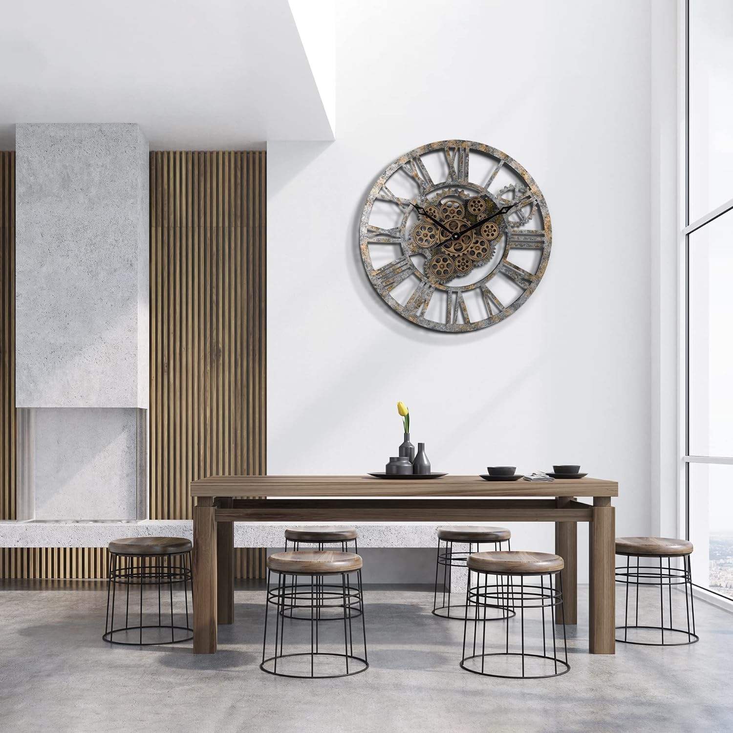 Large Steampunk Wall Clock | My Wall Clock