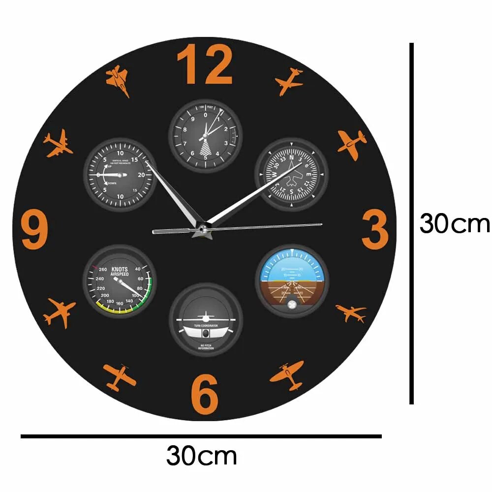 Aviator Wall Clock | My Wall Clock