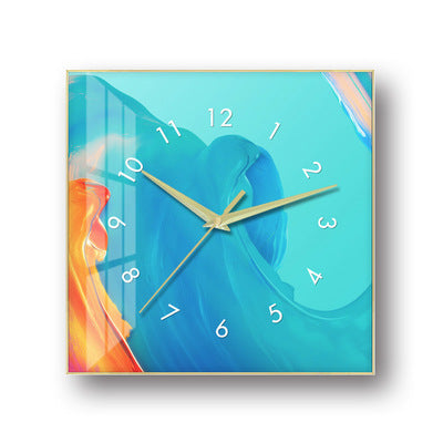 Small Square Wall Clock - Intense Colors | My Wall Clock