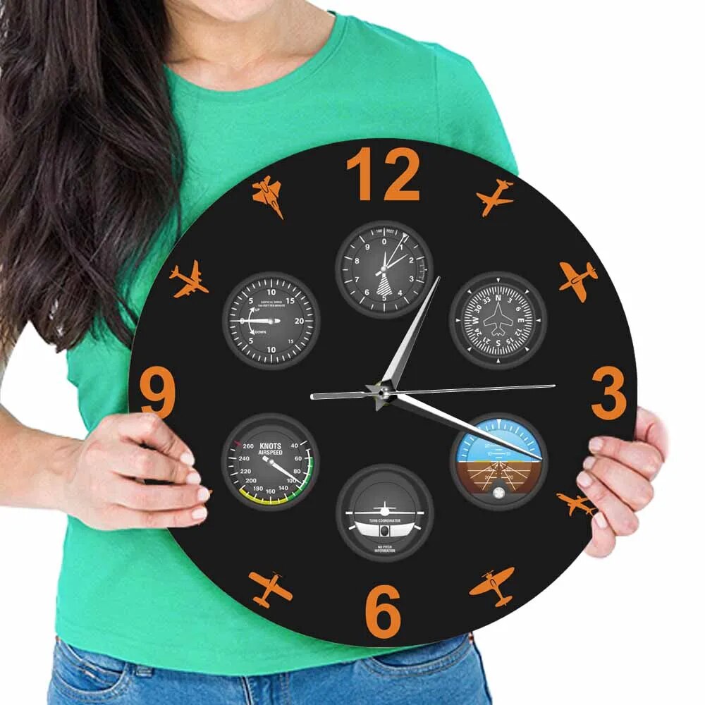 Aviator Wall Clock | My Wall Clock