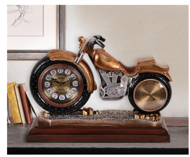 Miniature Motorcycle Clock | My-Wall-Clock - My Wall Clock