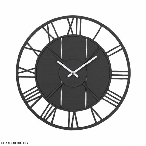 Classic Black Industrial Wall Clock | My Wall Clock
