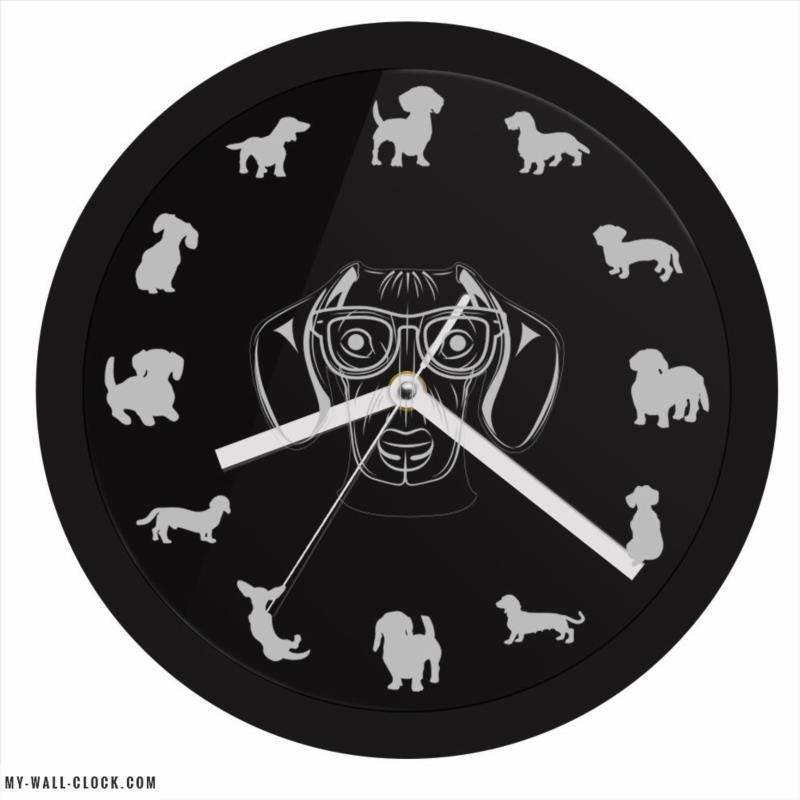 LED Wall Clock Dog | My Wall Clock