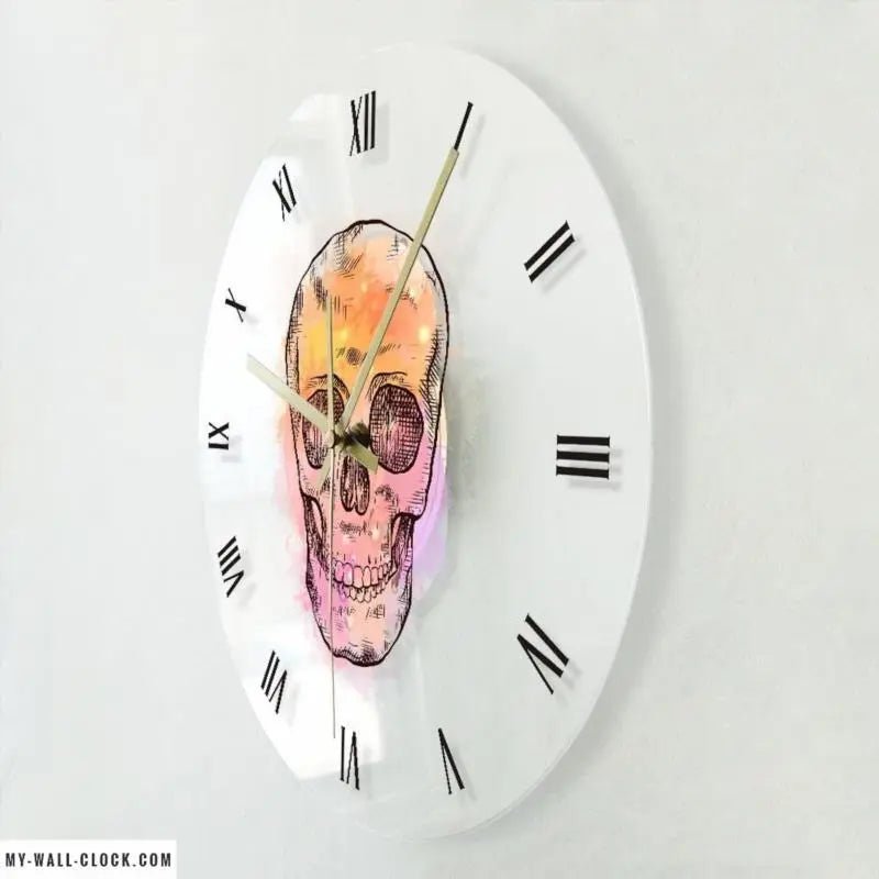 LED Wall Clock Skull | My Wall Clock