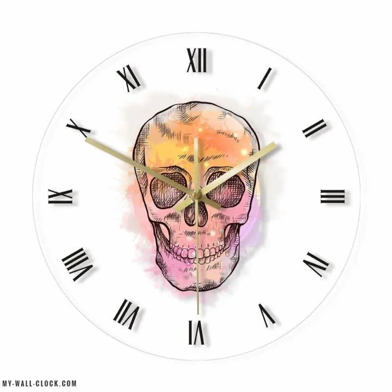 LED Wall Clock Skull | My Wall Clock