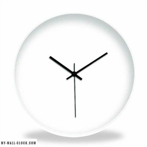White Modern Wall Clock | My Wall Clock