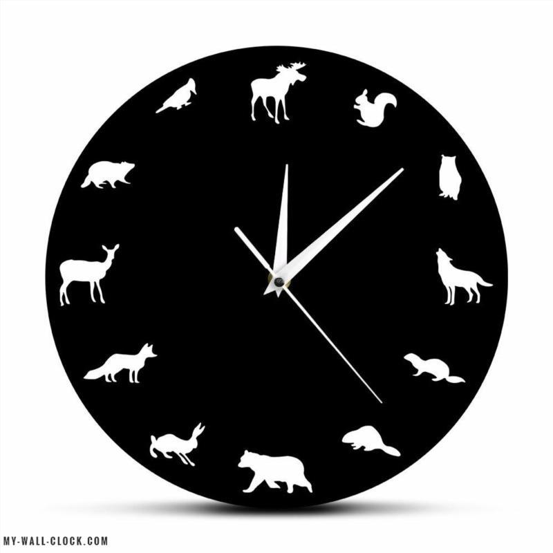 Clock with Animals | My Wall Clock