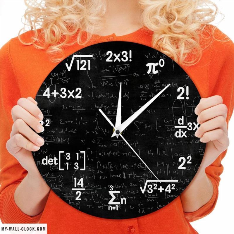 Mathematical Wall Clock | My Wall Clock