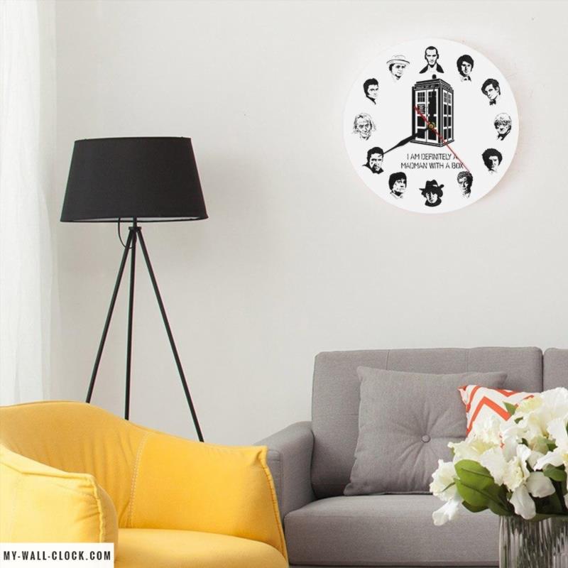 Original Phone Booth Wall Clock | My Wall Clock