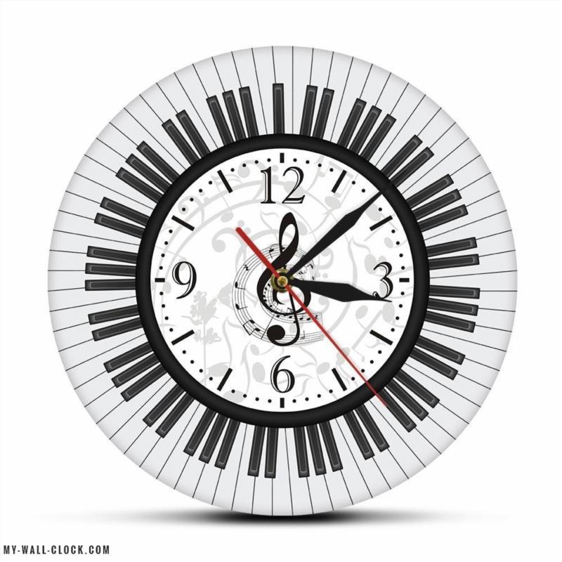 Piano Clock | My Wall Clock