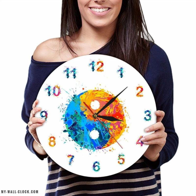 Yin Yang Original Wall Clock | My Wall Clock