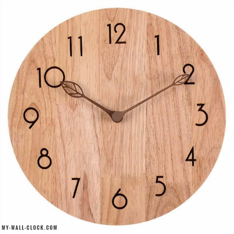 Rough Wooden Wall Clock | My Wall Clock