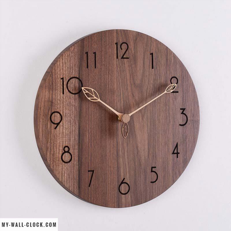 Rough Wooden Wall Clock | My Wall Clock