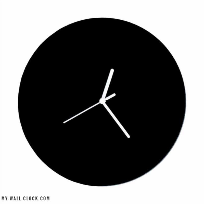 Black Silent Black Wall Clock | My Wall Clock