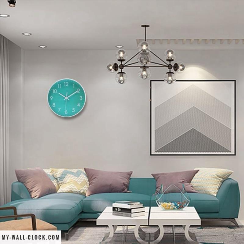 Blue Modern Clock | My Wall Clock