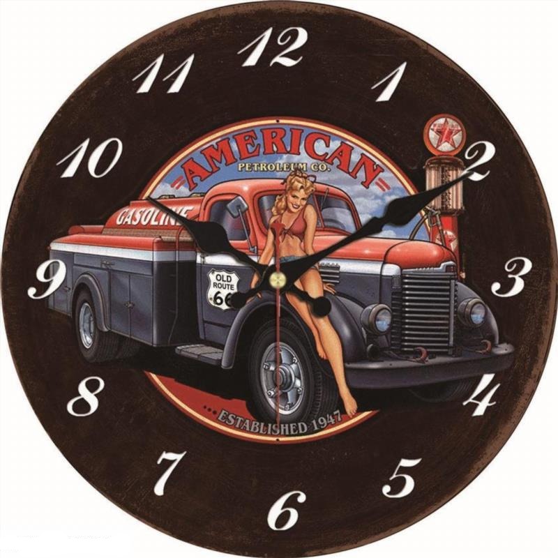 Vintage Pin-up American Wall Clock | My Wall Clock