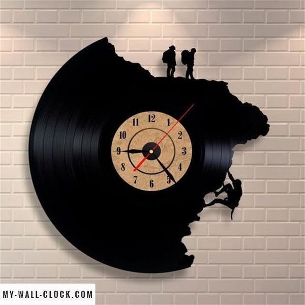 Climbing Vinyl Wall Clock | My Wall Clock