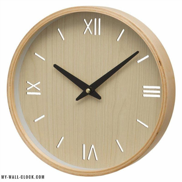 Wooden Clock Roman Numerals | My Wall Clock